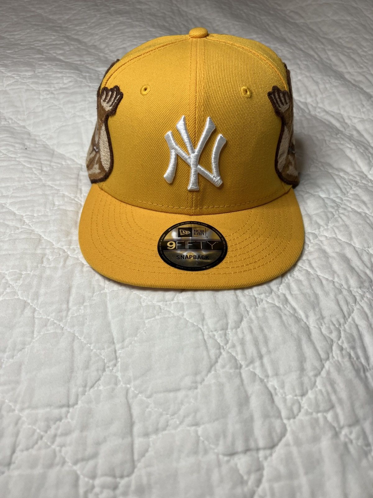 Streetwear Jon Stan Rich Yellow Yankees Hat | Grailed