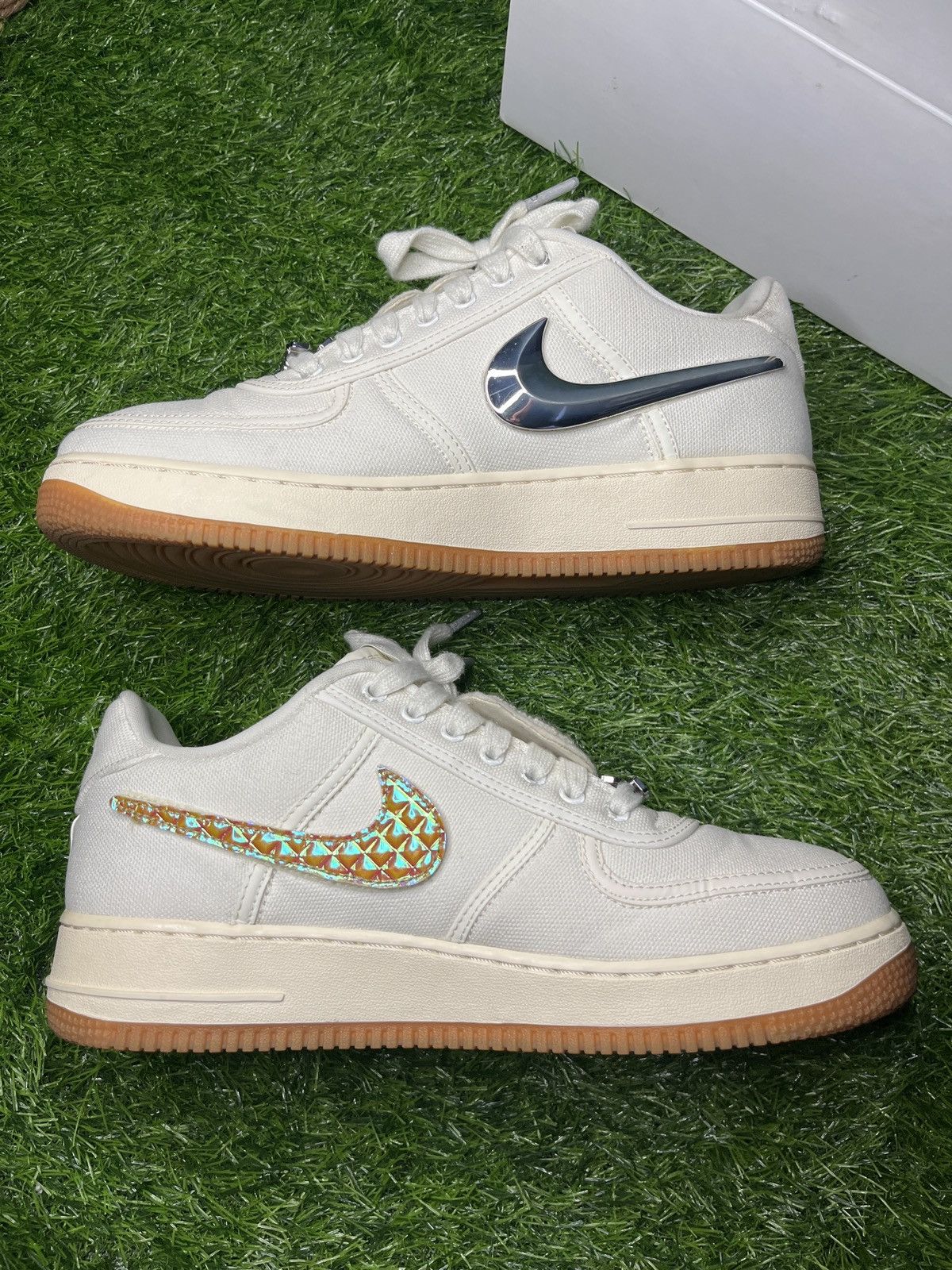 Nike × Travis Scott Travis Scott x Air Force 1 Sail 2018 | Grailed