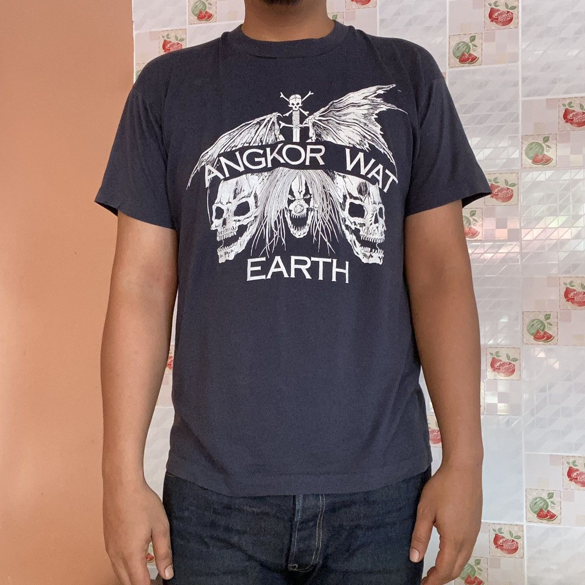 Band Tees × Tour Tee × Vintage Rare Vintage 80s Angkor Wat Band | Grailed