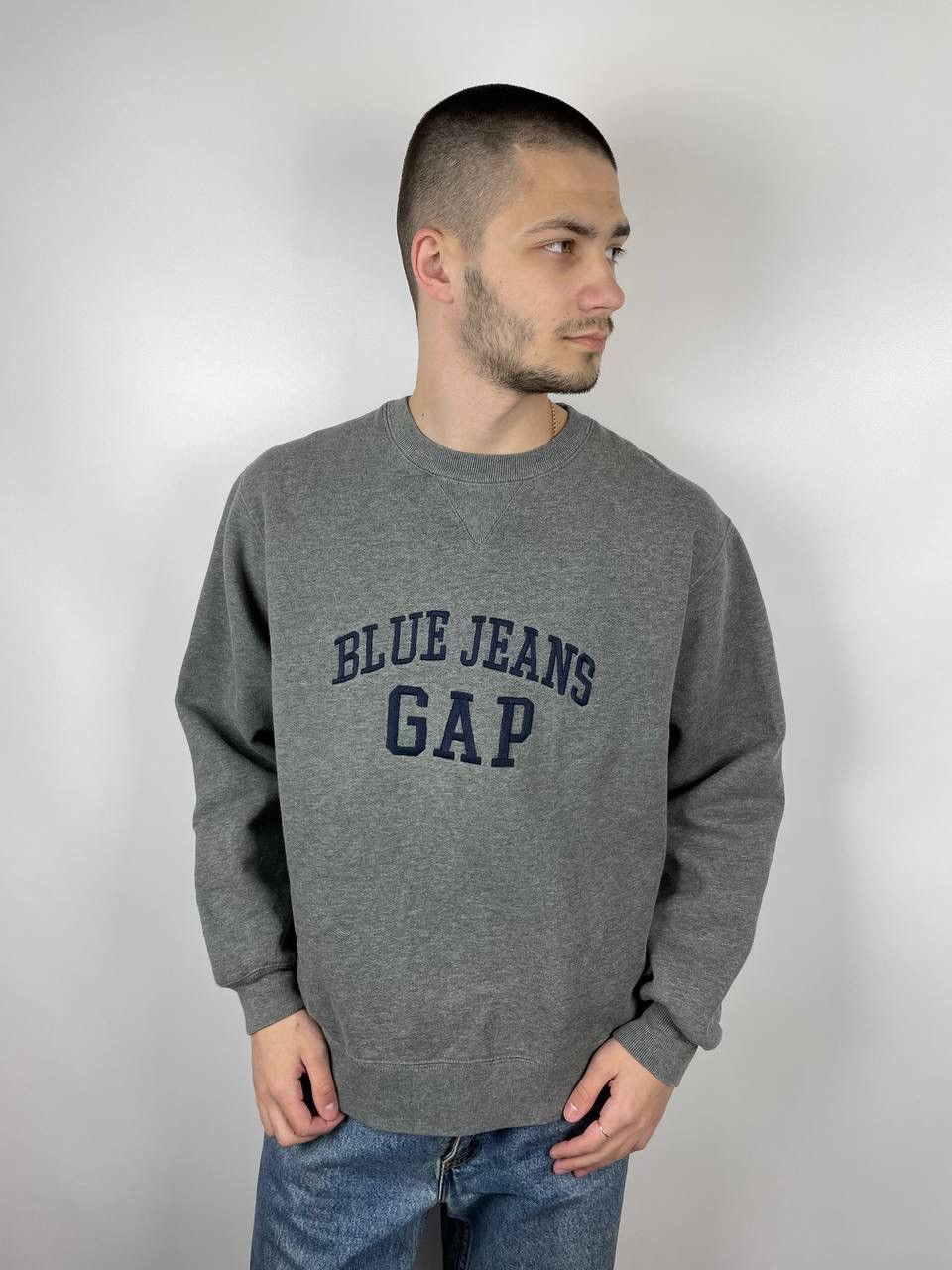 Gap × Vintage Vintage Gap Logo Relaxed Fit Crewneck Made in USA ...