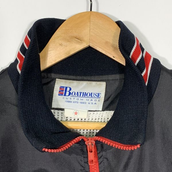 Vintage Vintage light jacket custom made boathouse big logo | Grailed