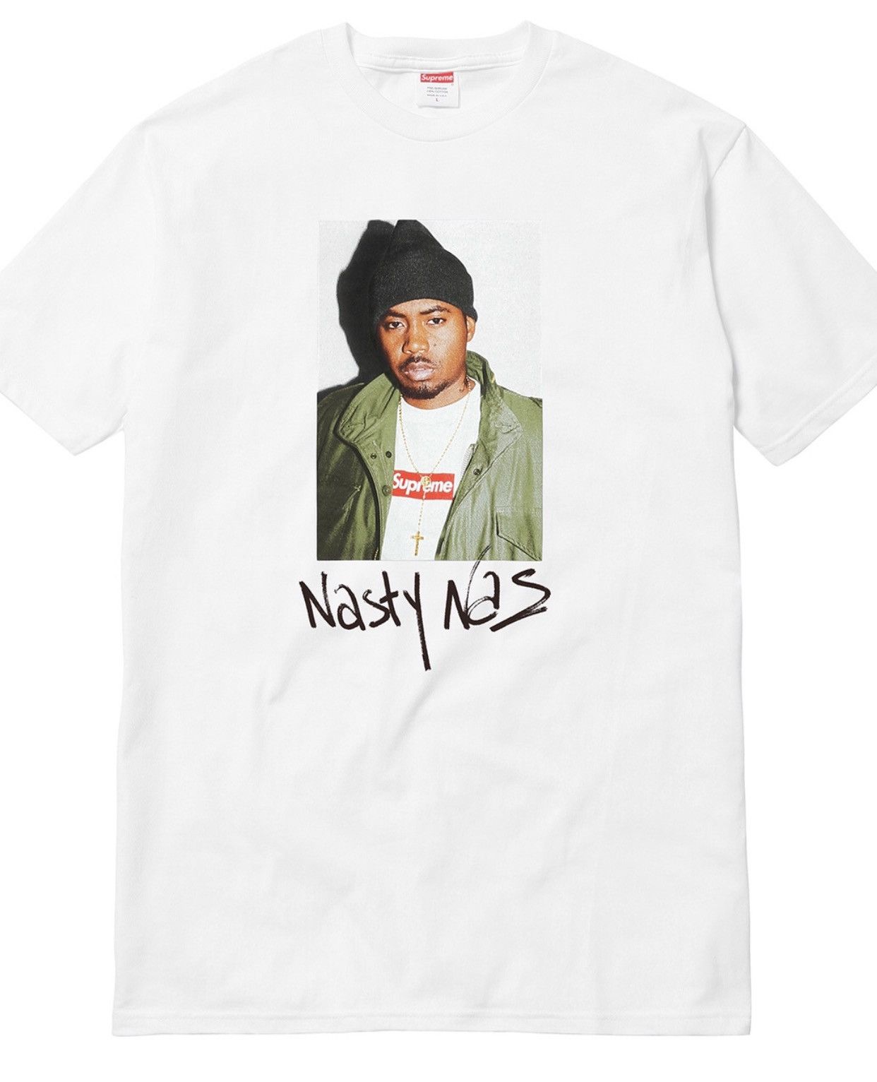 Supreme Nas Tee White | Grailed