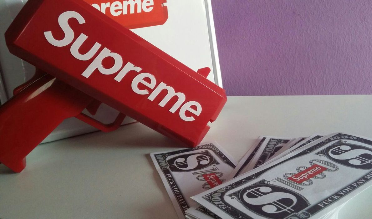 Supreme Money gun | Grailed