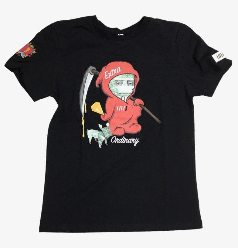 Vintage Small Fifth Loop Grim Reaper Ordinary Black Tee | Grailed