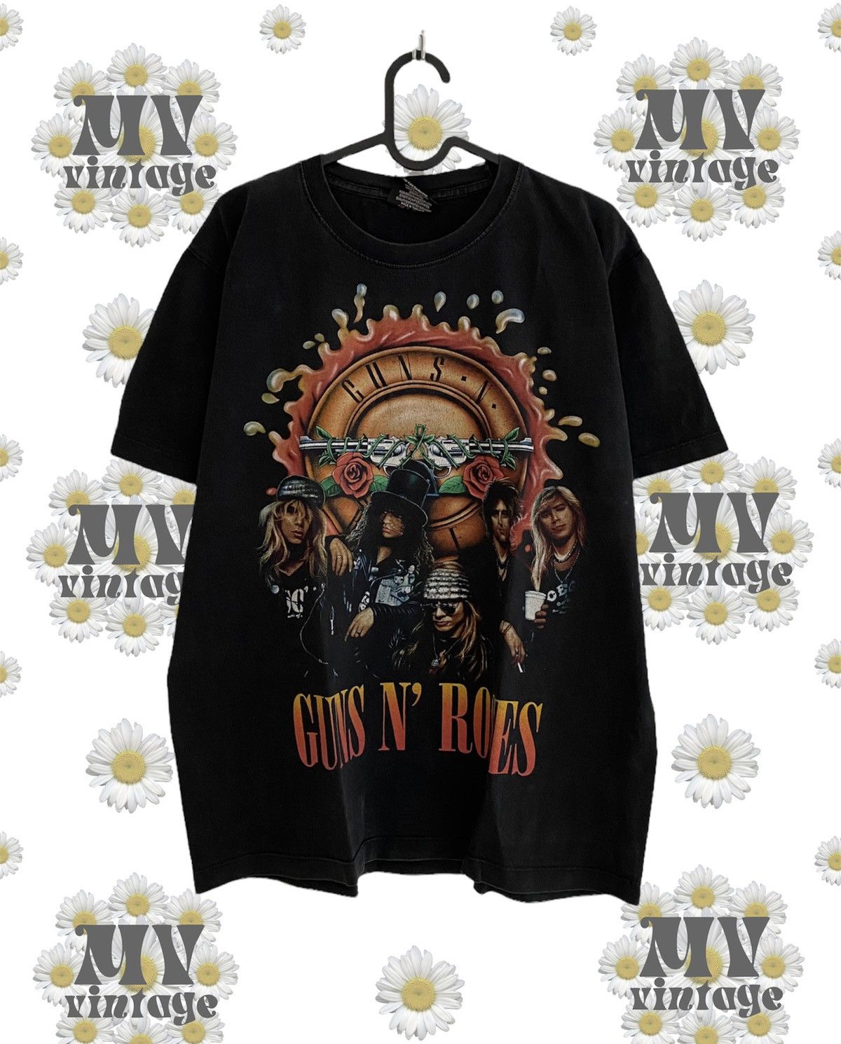 Band Tees × Rock Tees × Vintage Guns n roses 90s Vintage bootleg band ...