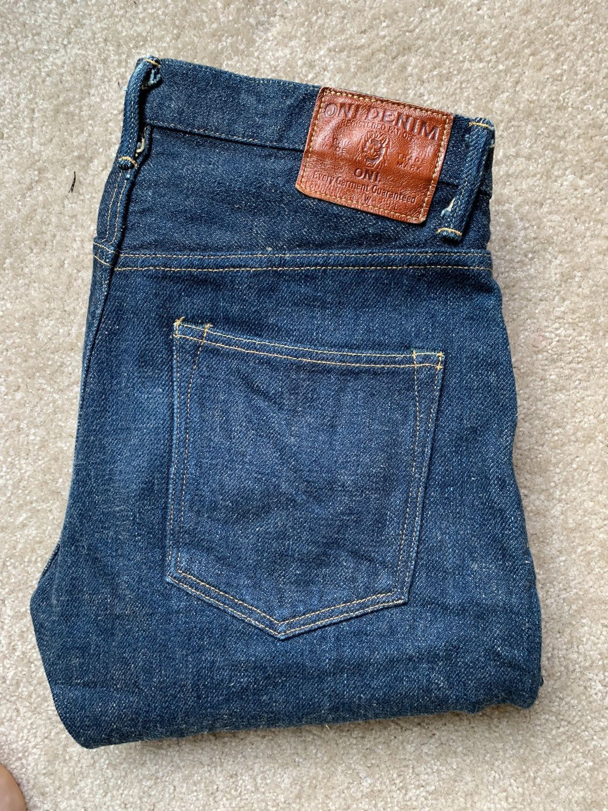 Oni Oni 679ZR Strong Taper Secret Denim | Grailed