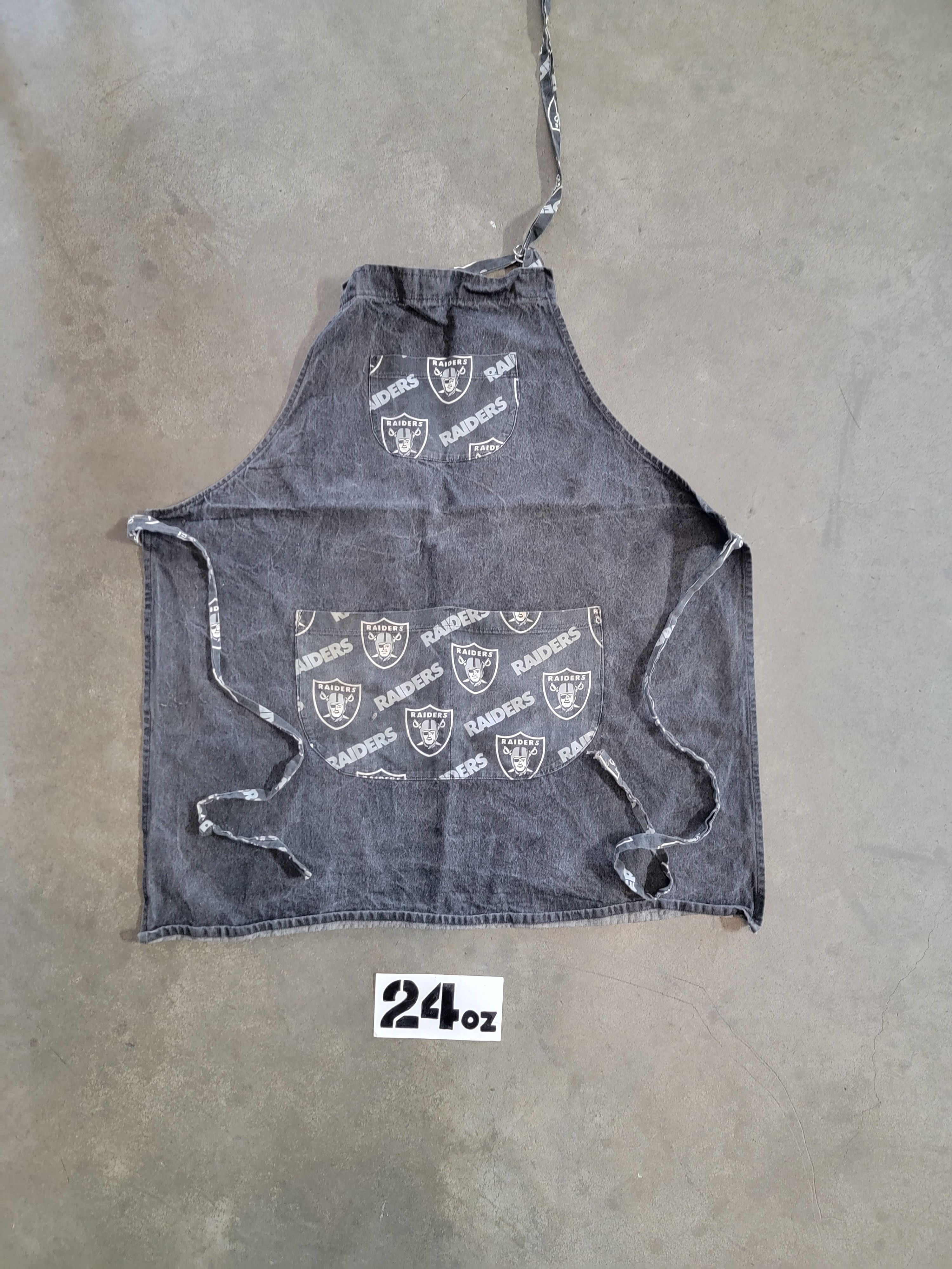 NFL × Vintage Vintage Handmade Raiders Apron | Grailed