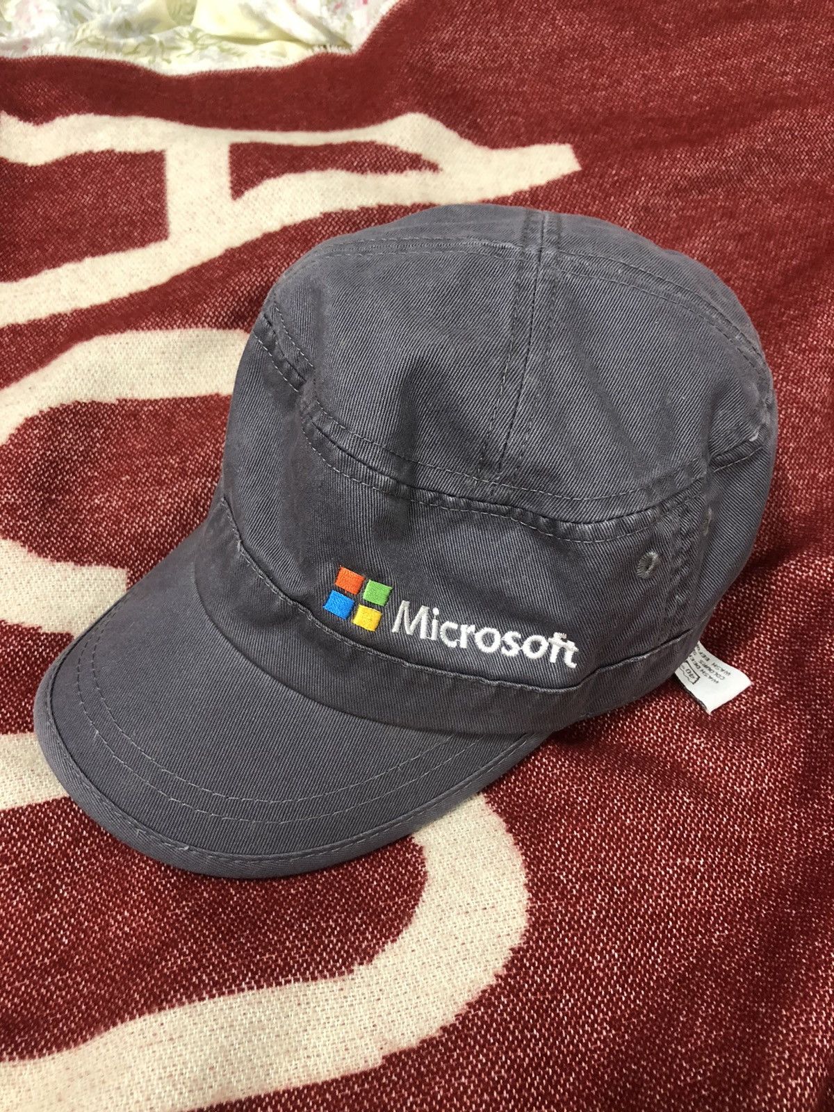 Vintage Microsoft army caps very rare | Grailed