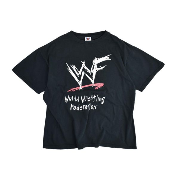 Vintage WWF Scratch Logo T-Shirt | Grailed