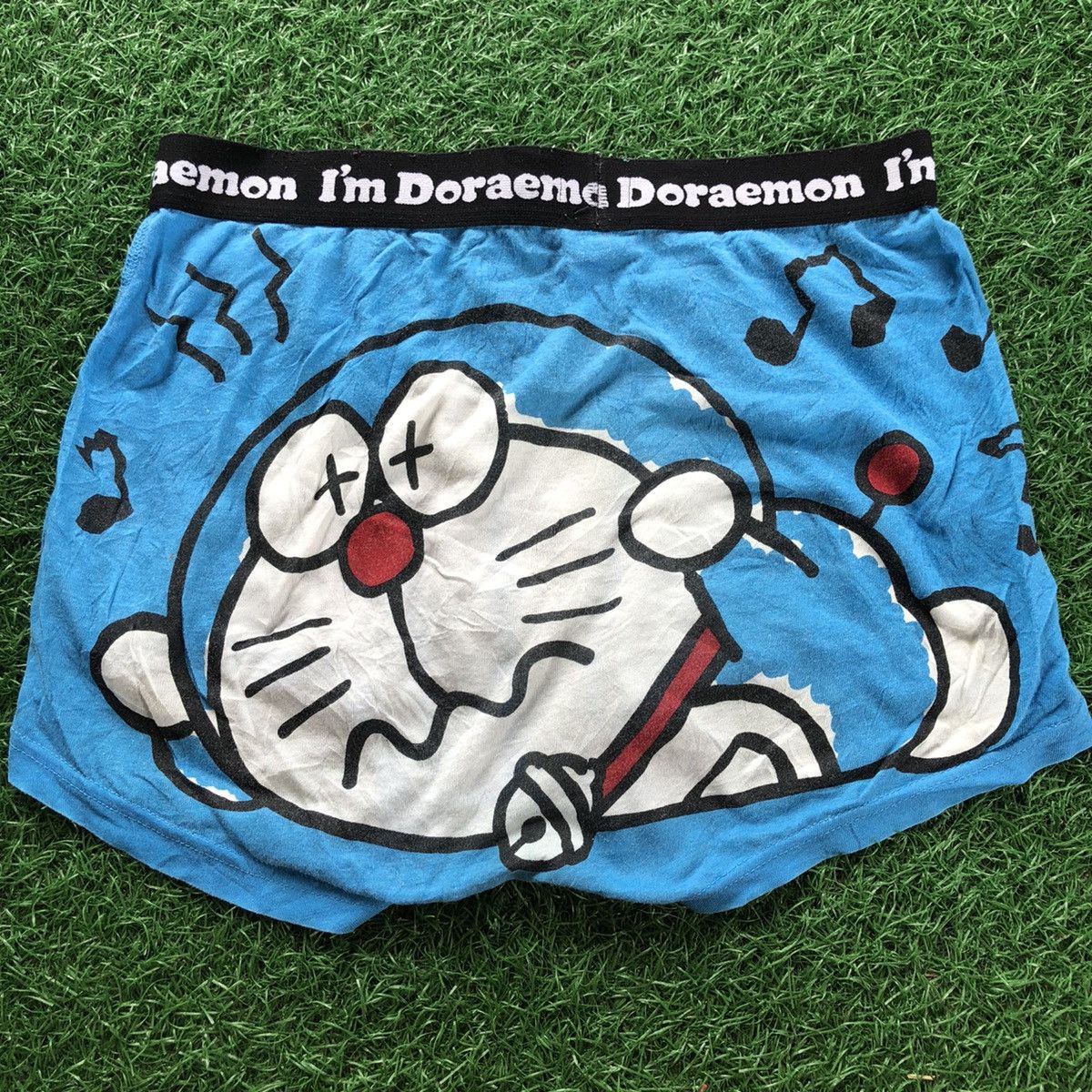 Anime × Cartoon Network × Japanese Brand 💥Doraemon Boxer spell out Face ...