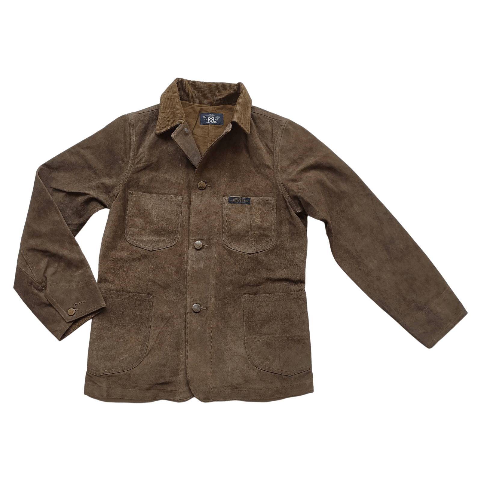 RRL Ralph Lauren Double RL Suede Chore Jacket $2200 | Grailed
