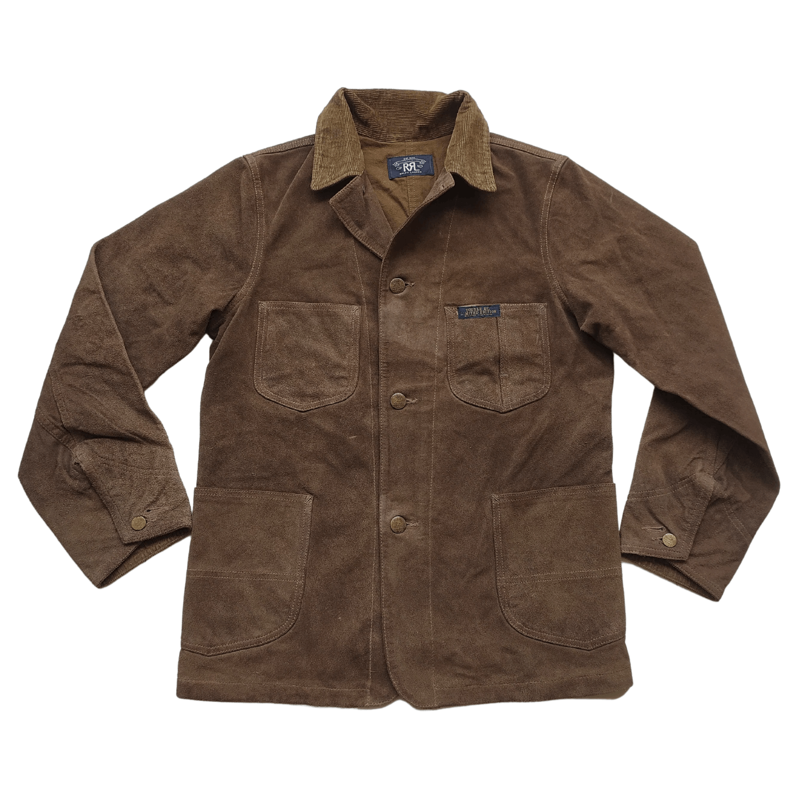 RRL Ralph Lauren Double RL Suede Chore Jacket $2200 | Grailed