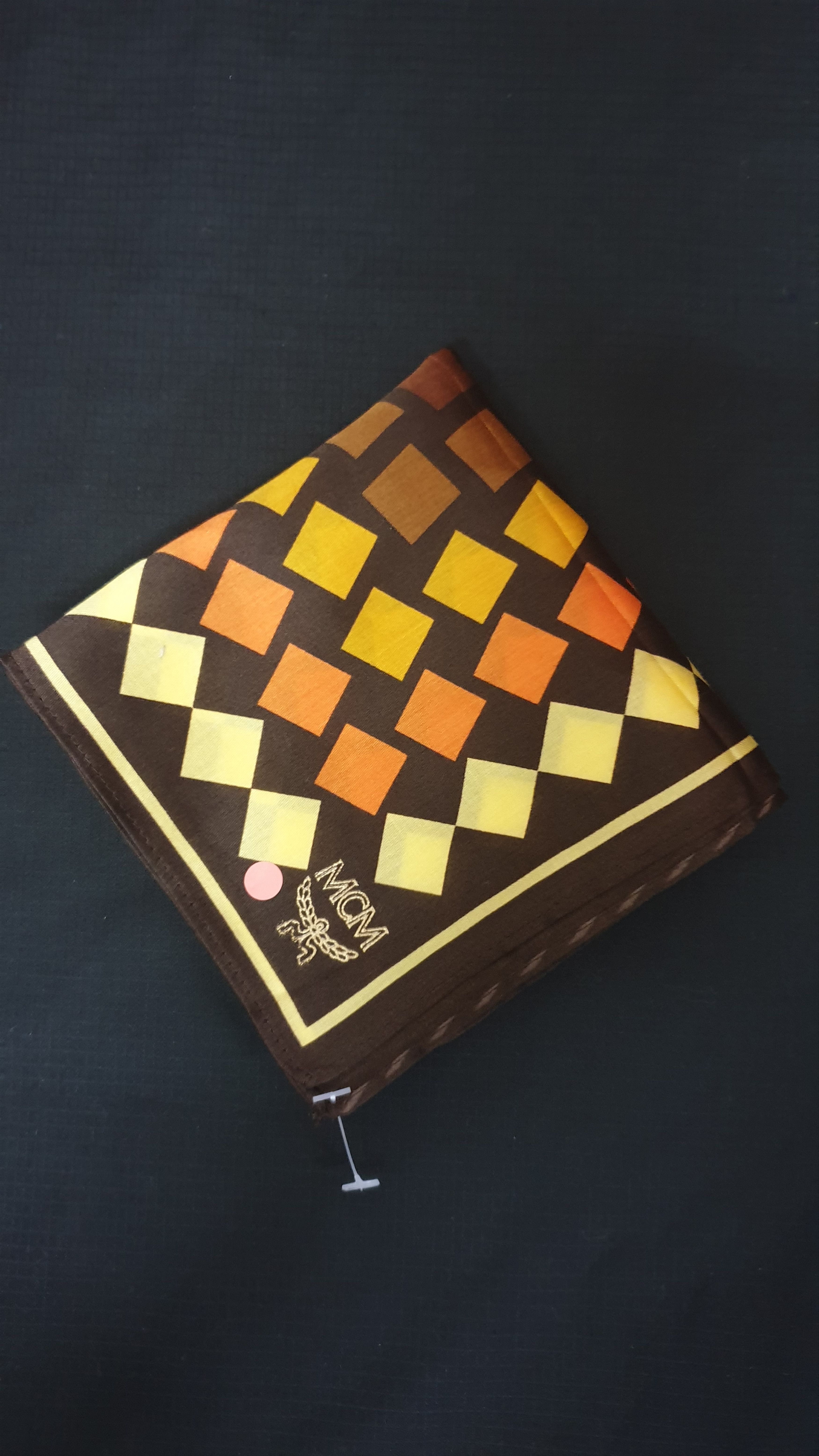 MCM Handky bandana authentic 0MCM kite shape cheerful design | Grailed