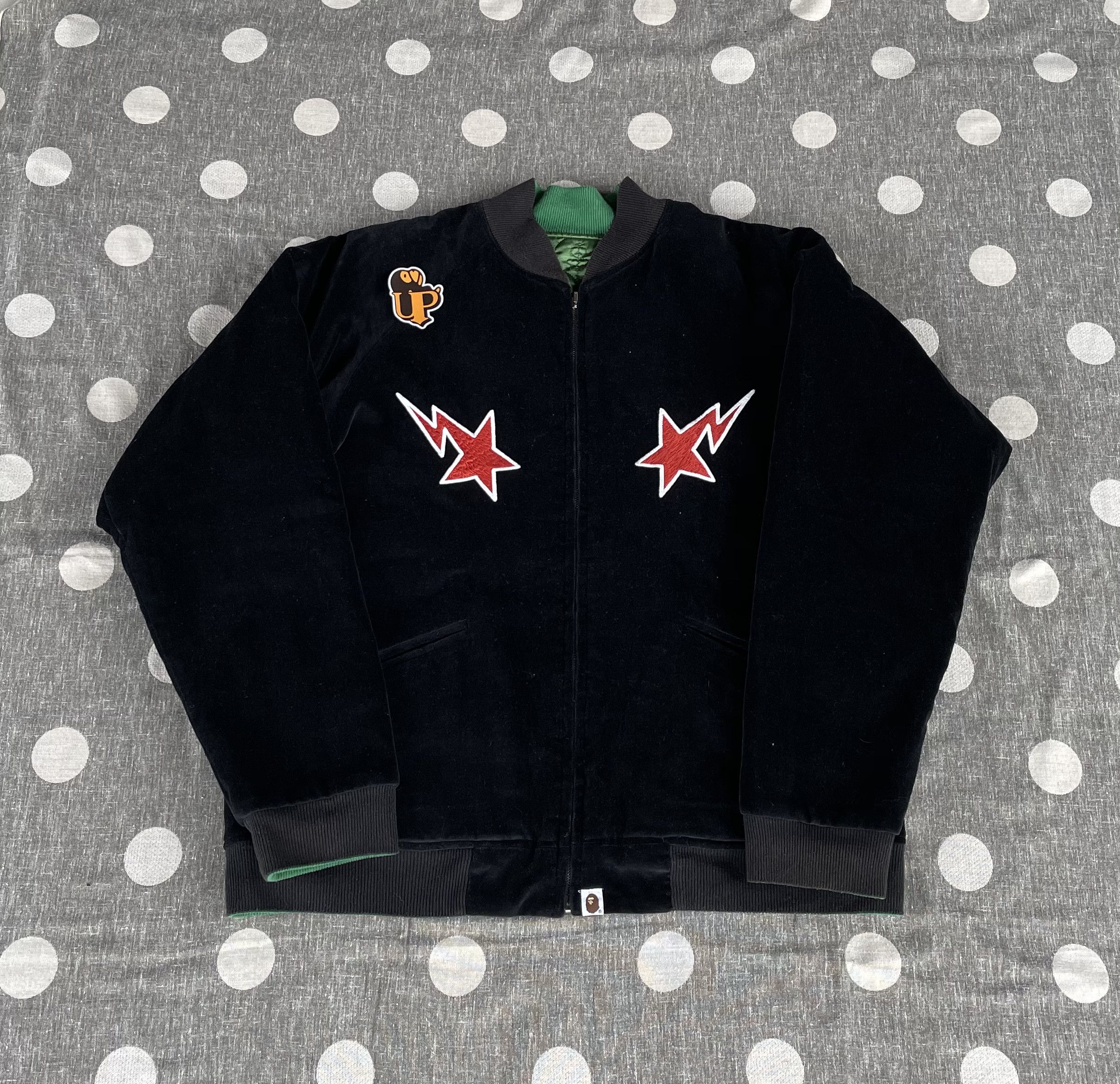 Bape OG Bape Bapesta Reversible Jacket | Grailed