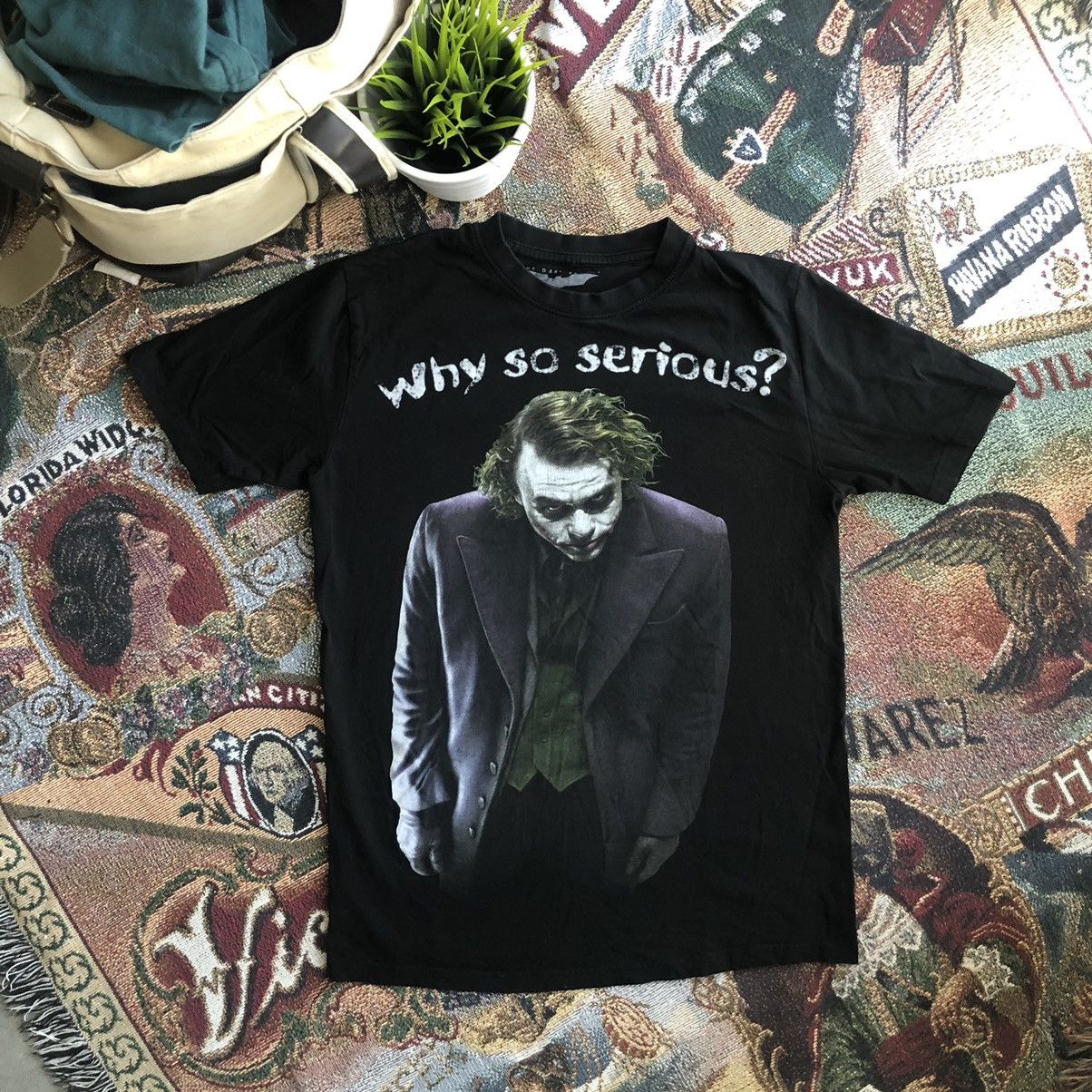 Vintage The dark knight joker why so serious heath ledgers | Grailed