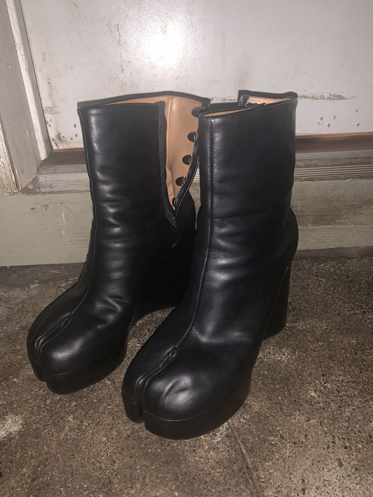 Maison Margiela Maison Margiela Tabi Wedge Heel Platforms | Grailed