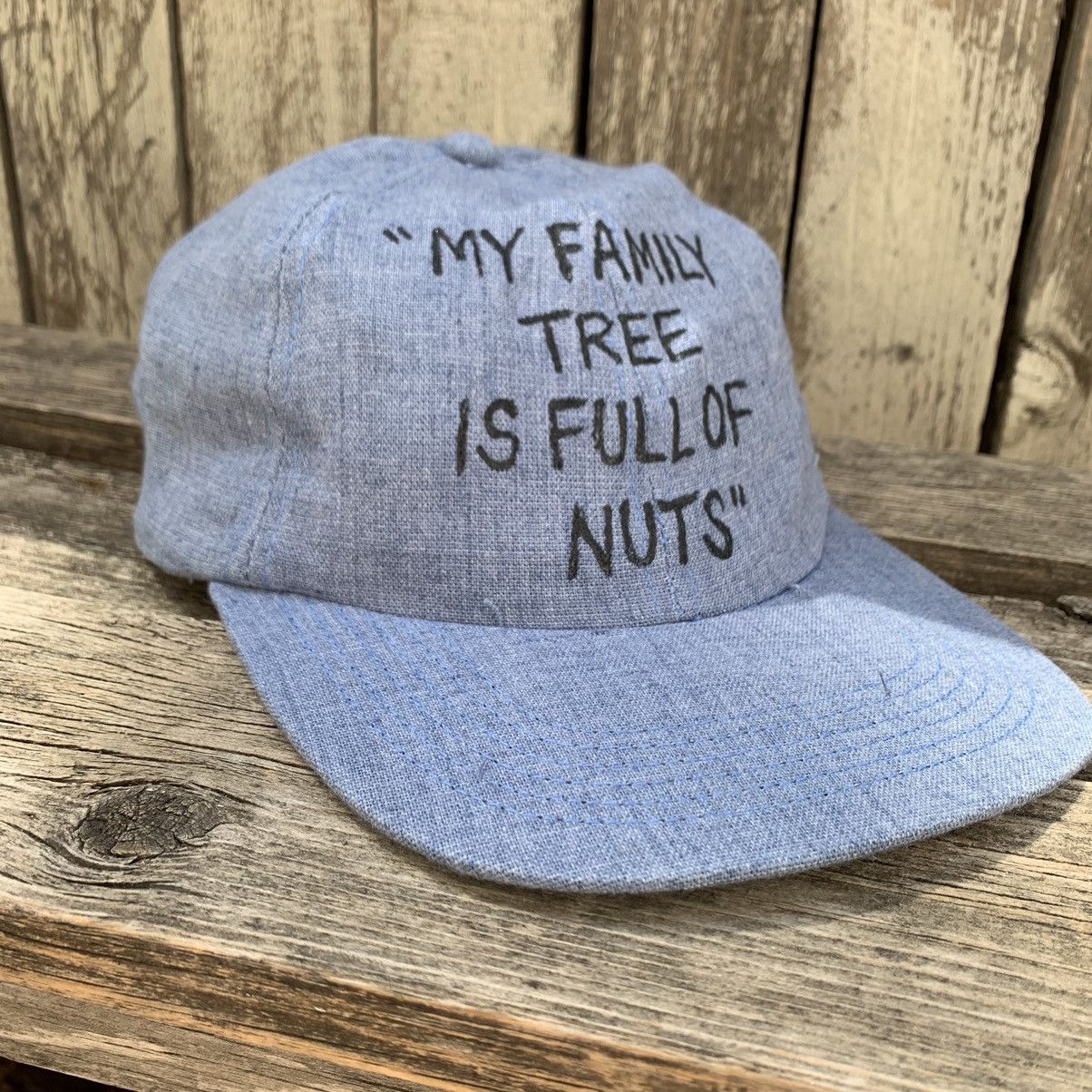 Vintage Vintage 80s My Family Tree Is Full Of Nuts Chambray Hat | Grailed