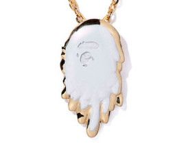 Bape Bape x Ambush Gold Ape Head chain | Grailed