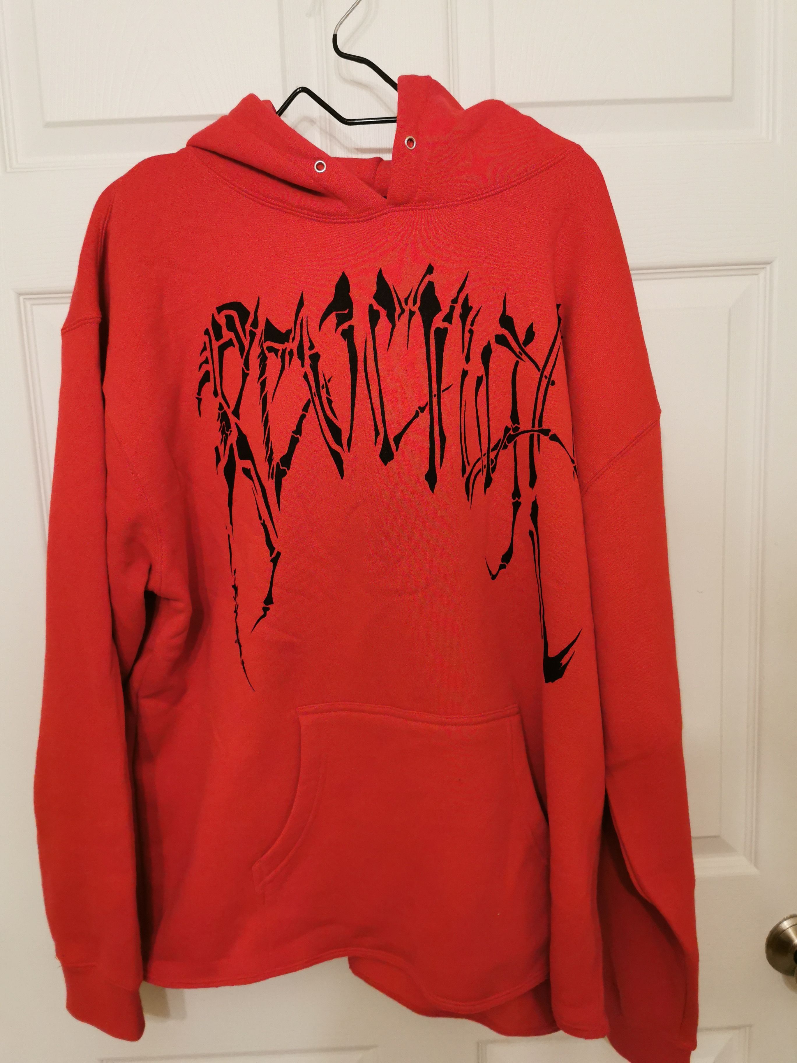 Revenge REVENGE RED BONE HOODIE | Grailed