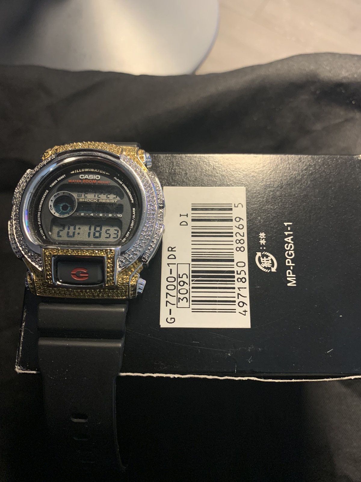 G Shock Custom G-shock Iced Watch | Grailed