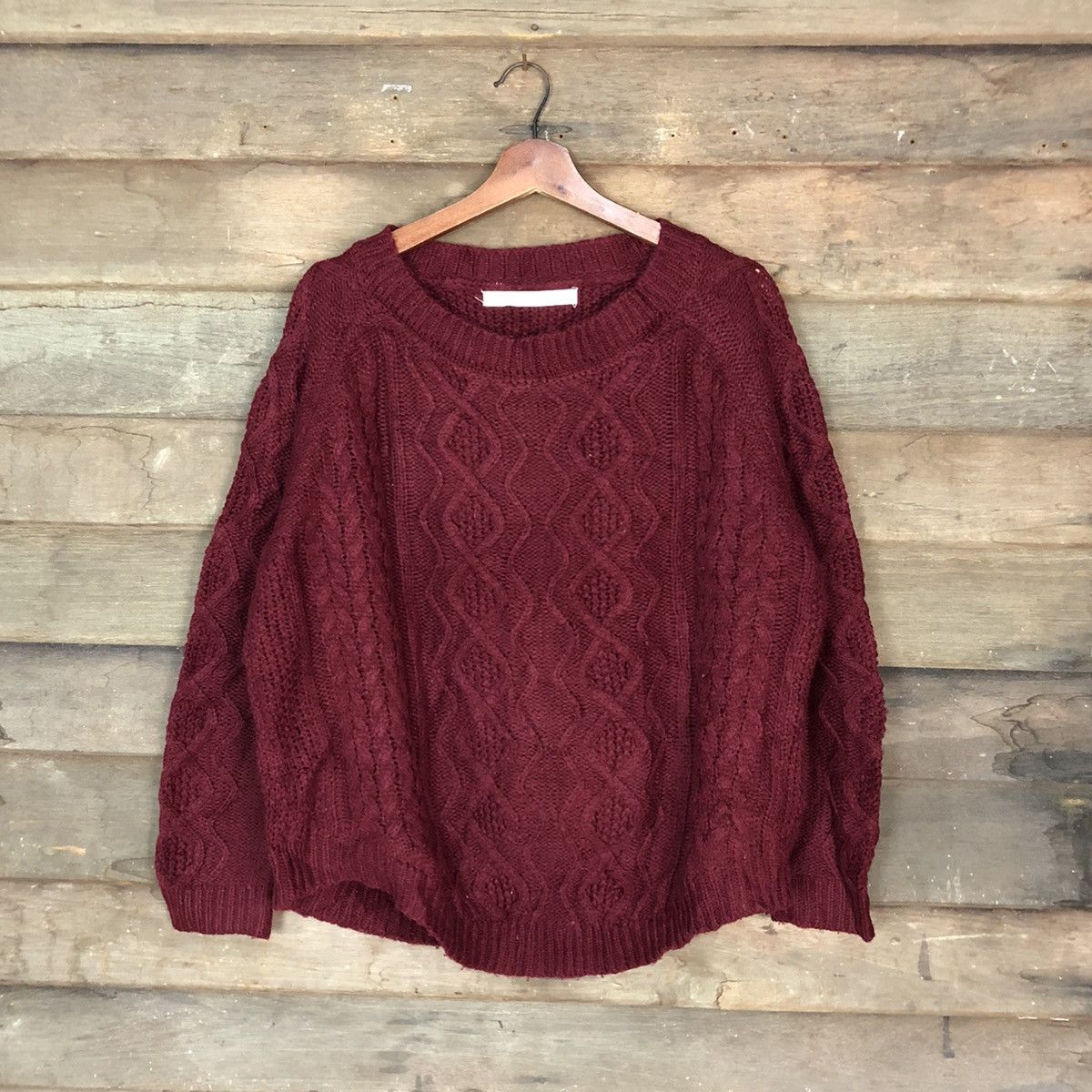 Aran Isles Knitwear × Coloured Cable Knit Sweater × Streetwear Frames ...