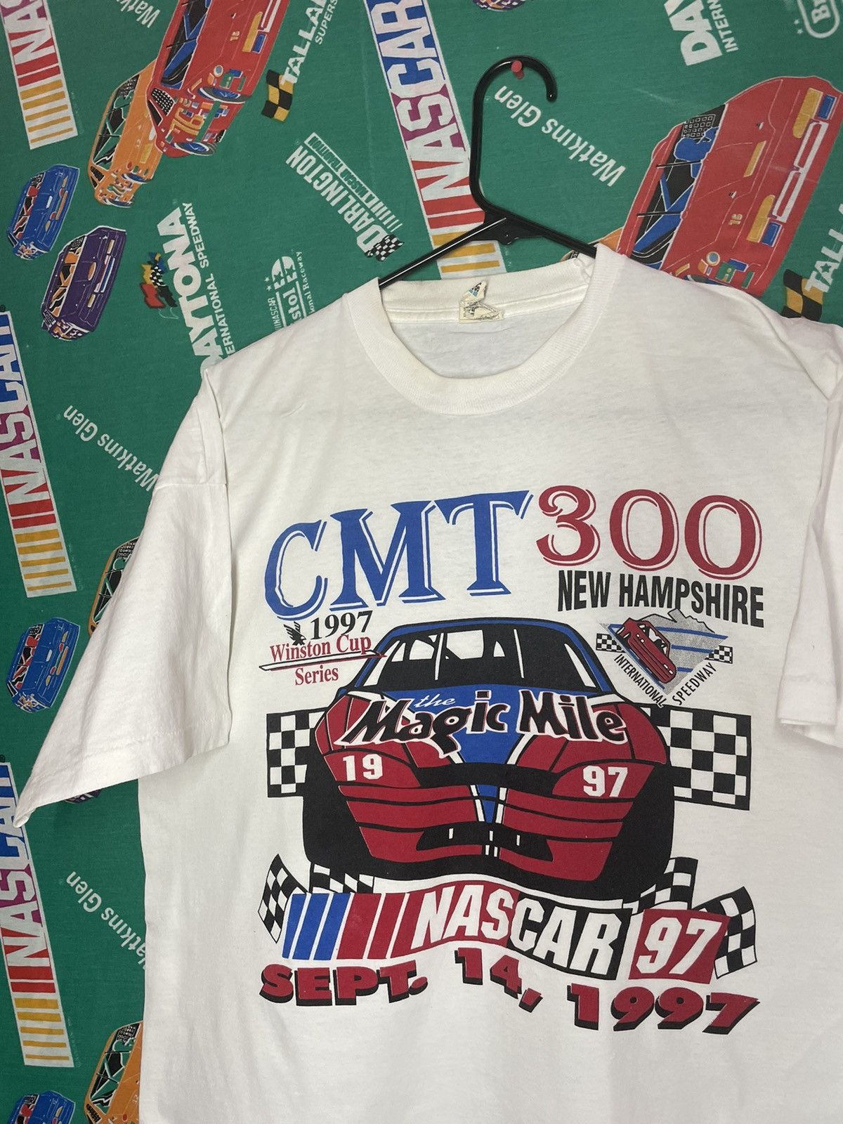 NASCAR × Screen Stars × Vintage 1997 Winston Cup CMT 300 Single Stitch ...