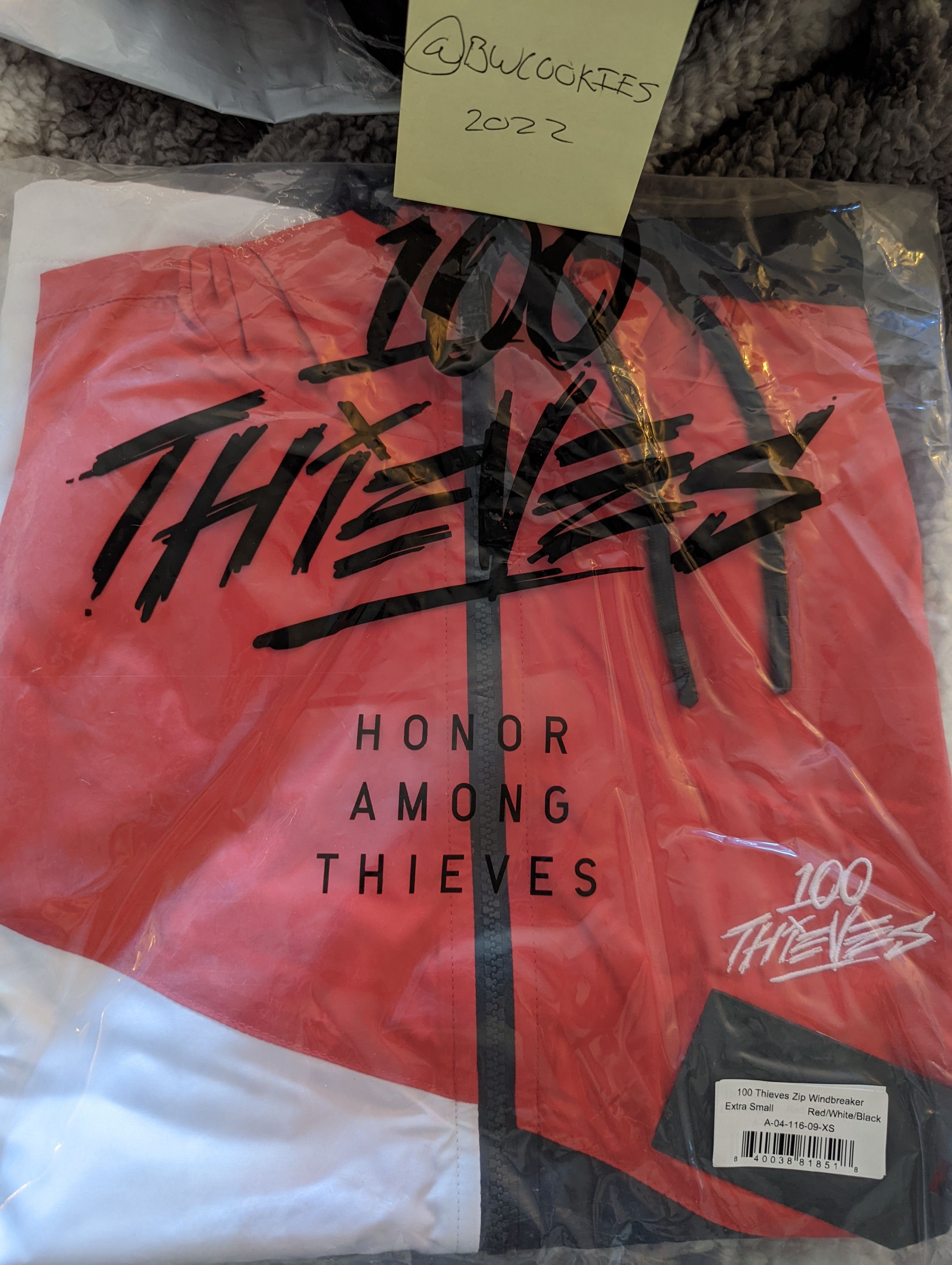 100 Thieves 100 Thieves Tri-Color Zip Windbreaker | Grailed