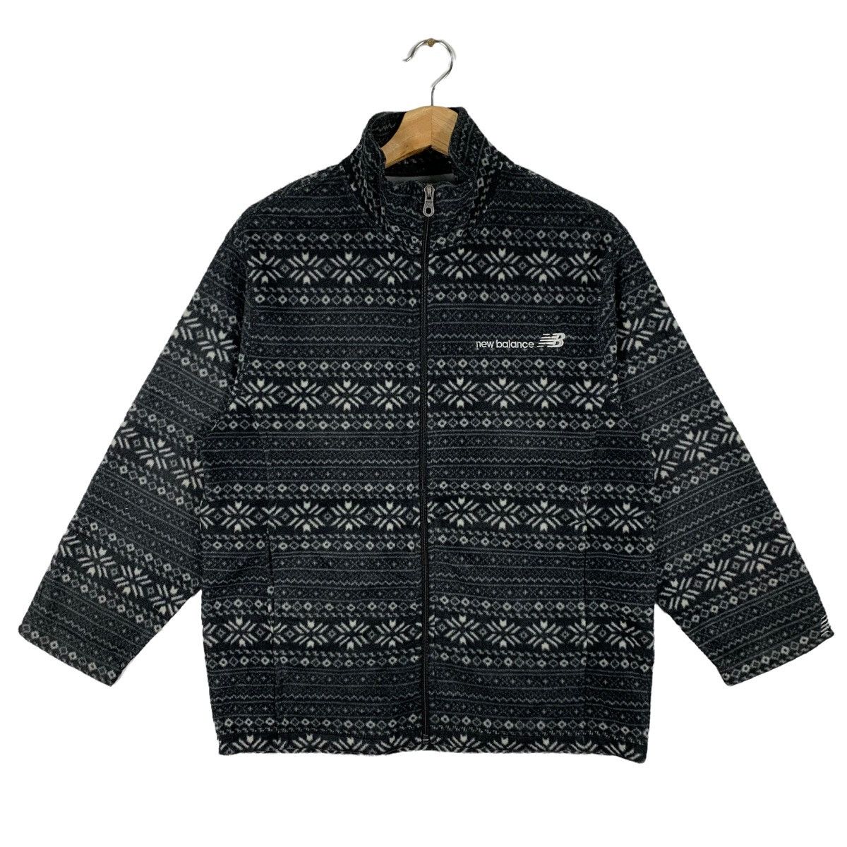 New Balance New Balance Fleece Zipper Navajo Style Jacket | Grailed