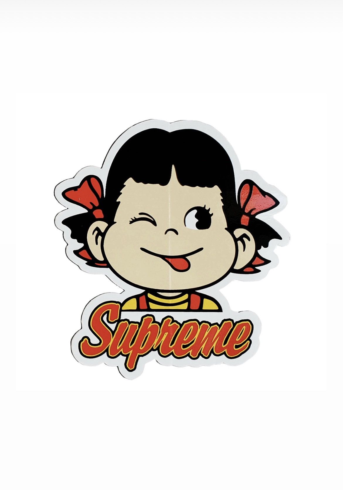 Supreme Supreme Candy Girl Sticker Red | Grailed