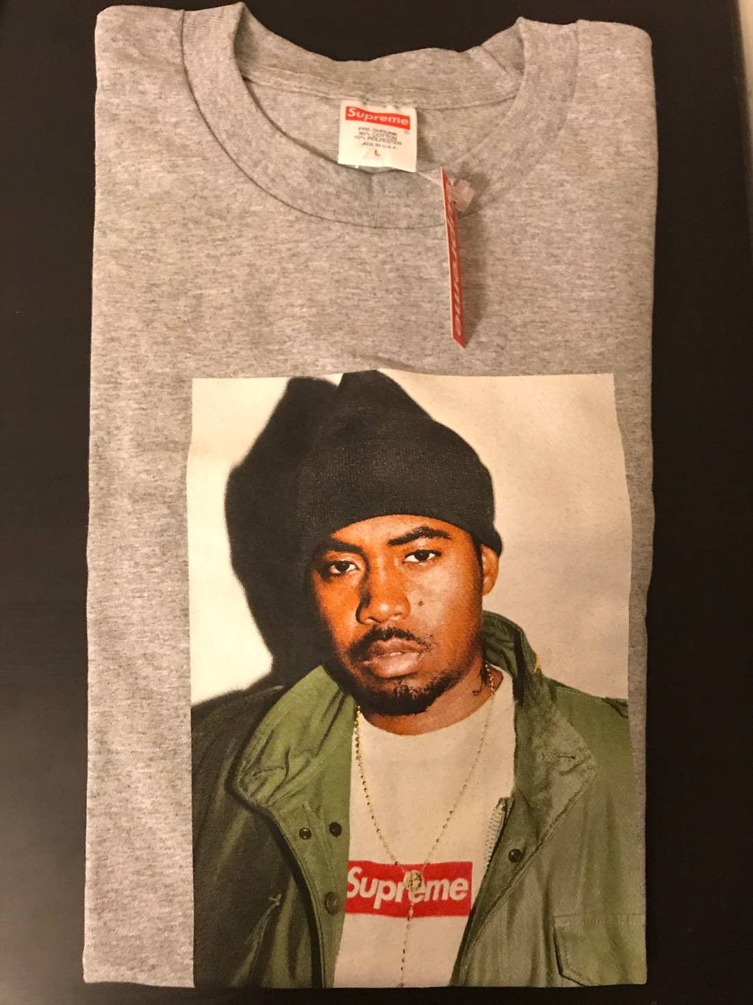Supreme Nas photo tee | Grailed