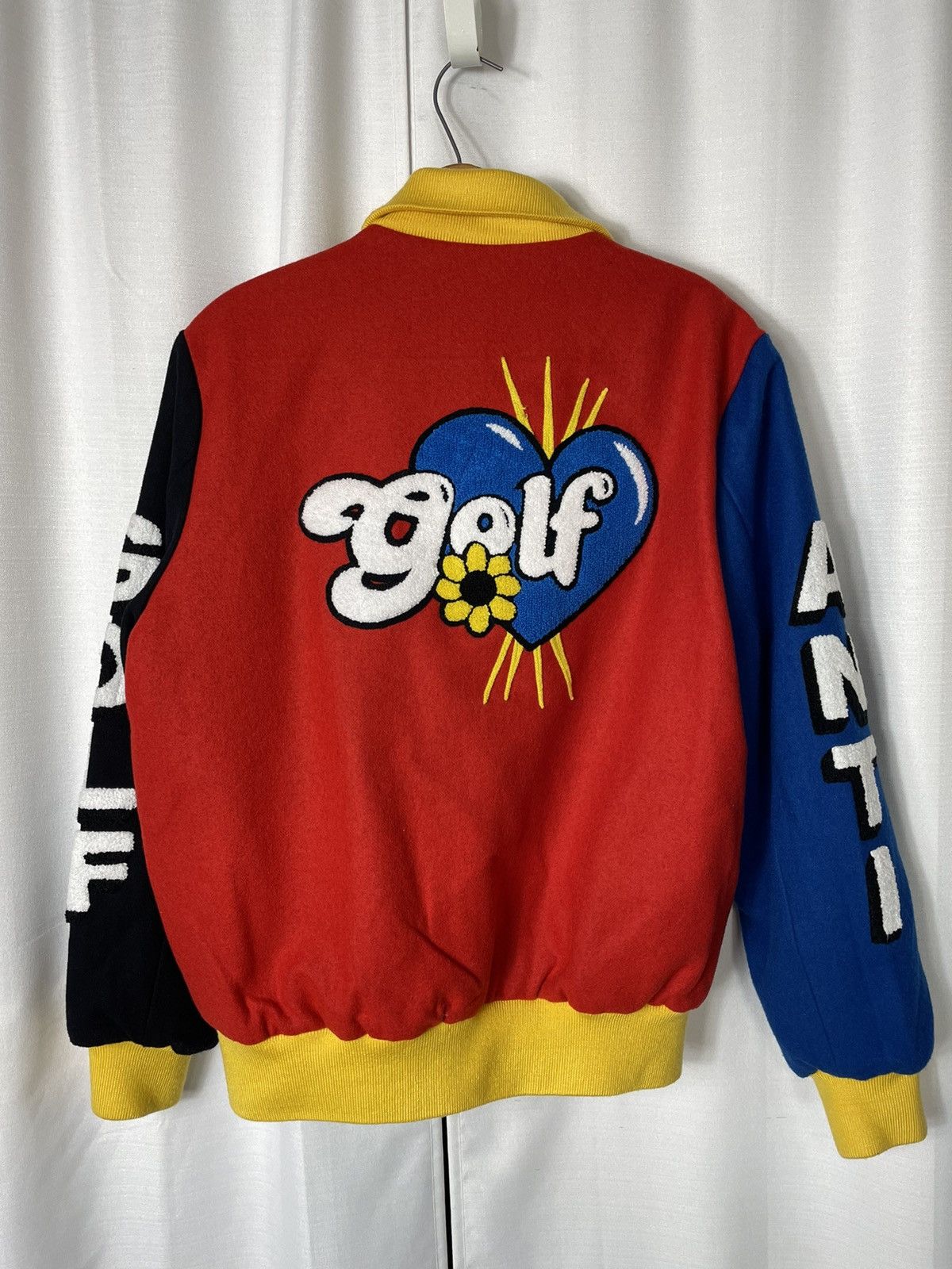 Golf Wang × Golf le Fleur Golf Wang Le Fleur 2019 Bomber Letterman ...