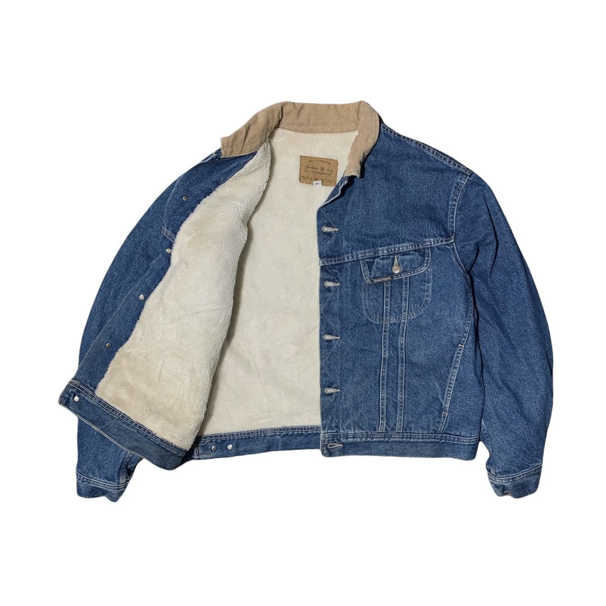Denim Jacket × Denver Hayes × Vintage Denver Hayes sherpa lined jacket ...