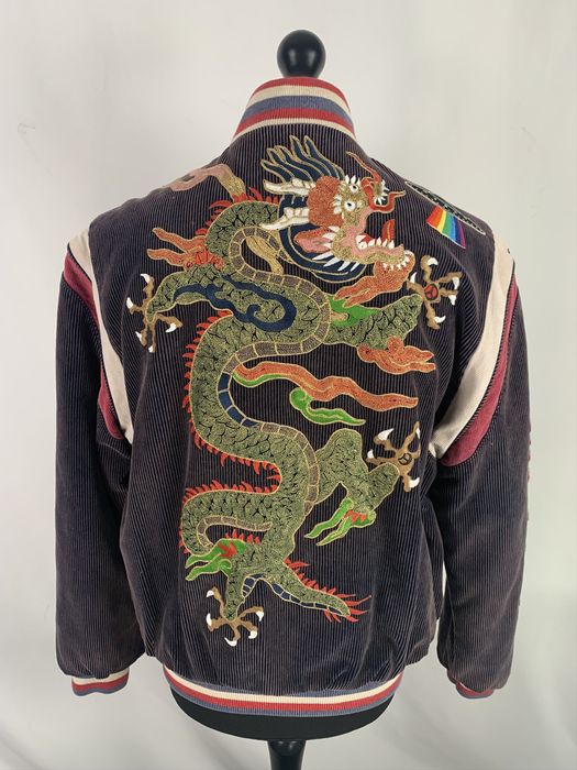 Gucci Gucci Letterman Jacket With Dragon Embroidery | Grailed