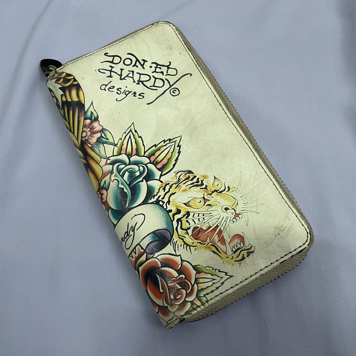 Ed Hardy Rare!!! Vintage Don Ed Hardy wallet | Grailed