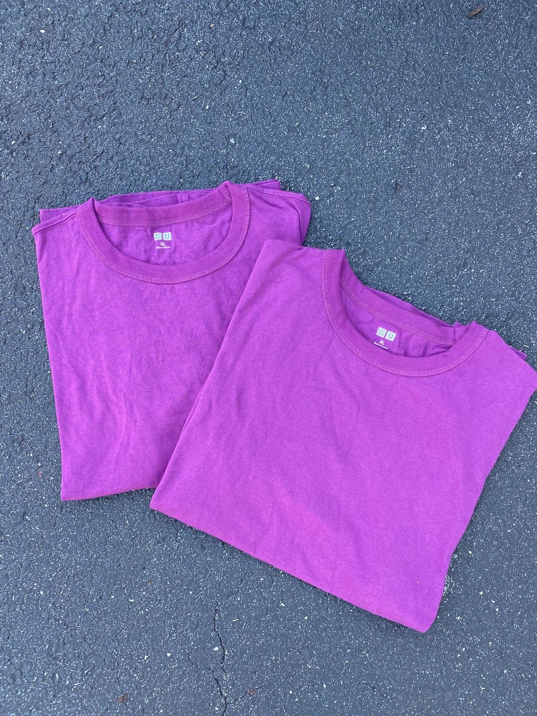Uniqlo Uniqlo U Tee Pack (2 purple tees) | Grailed