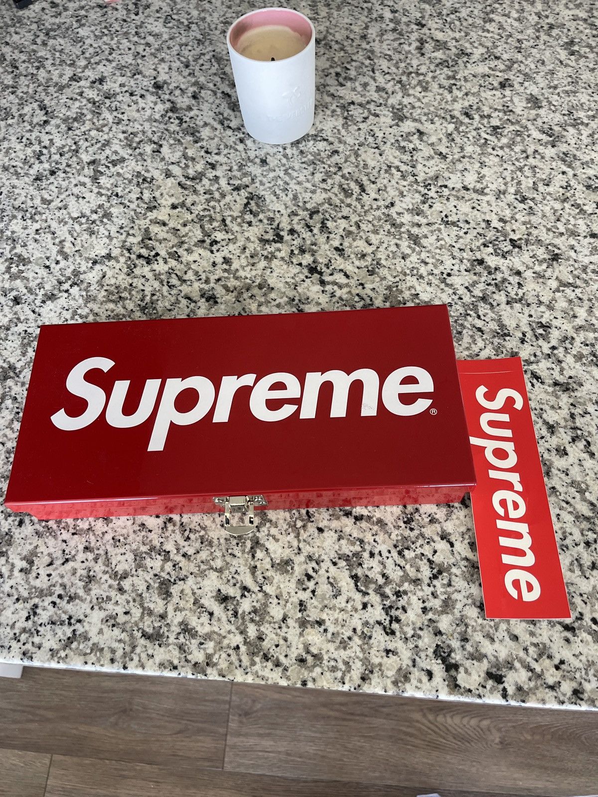 Vintage Supreme Metal Box | Grailed