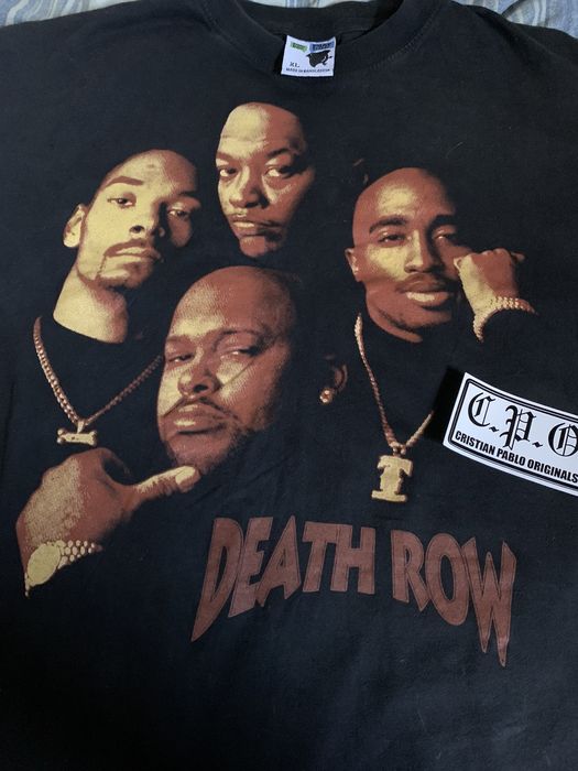 Vintage Vintage VERY RARE Death Row Records Portrait Photo Shirt | Grailed