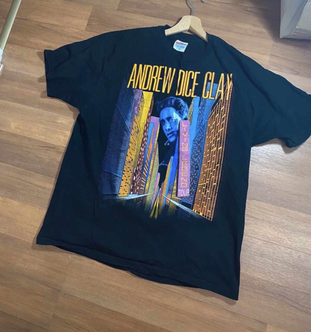 Vintage 1991 Andrew Dice Clay Living Legend Tour Very Rare Grail tee ...