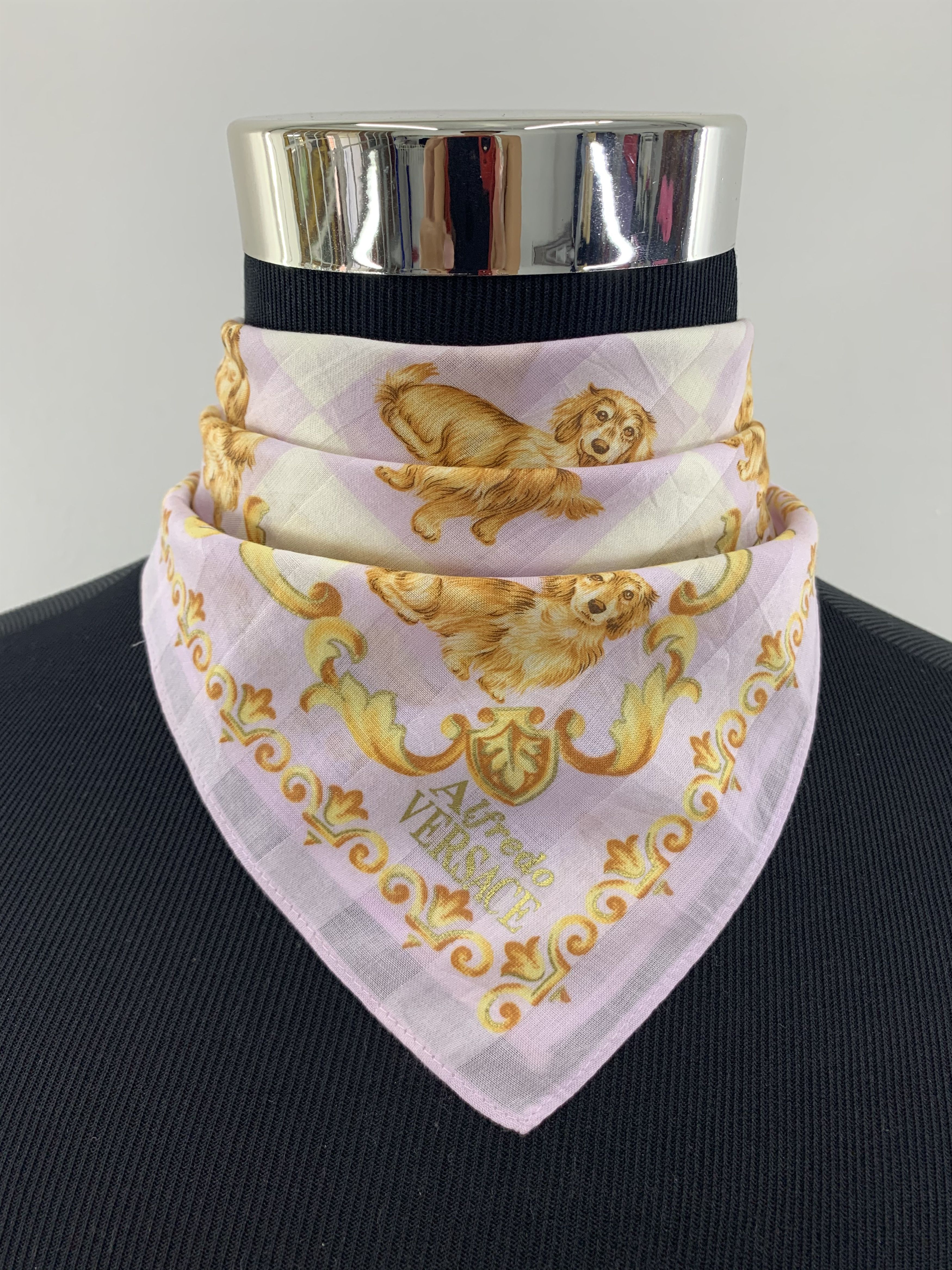 Versace × Vintage Alfredo Versace Handkerchief / Bandana - D6130 | Grailed
