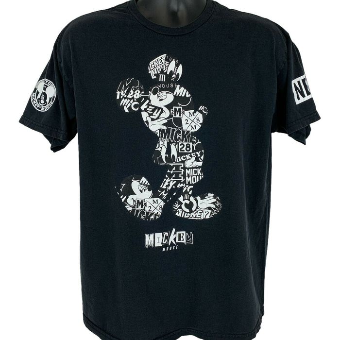 Neff Neff x Disney Mickey Mouse T Shirt Streetwear Est 28 Black | Grailed