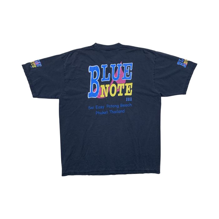 Vintage Vintage blue note faded black t shirt | Grailed