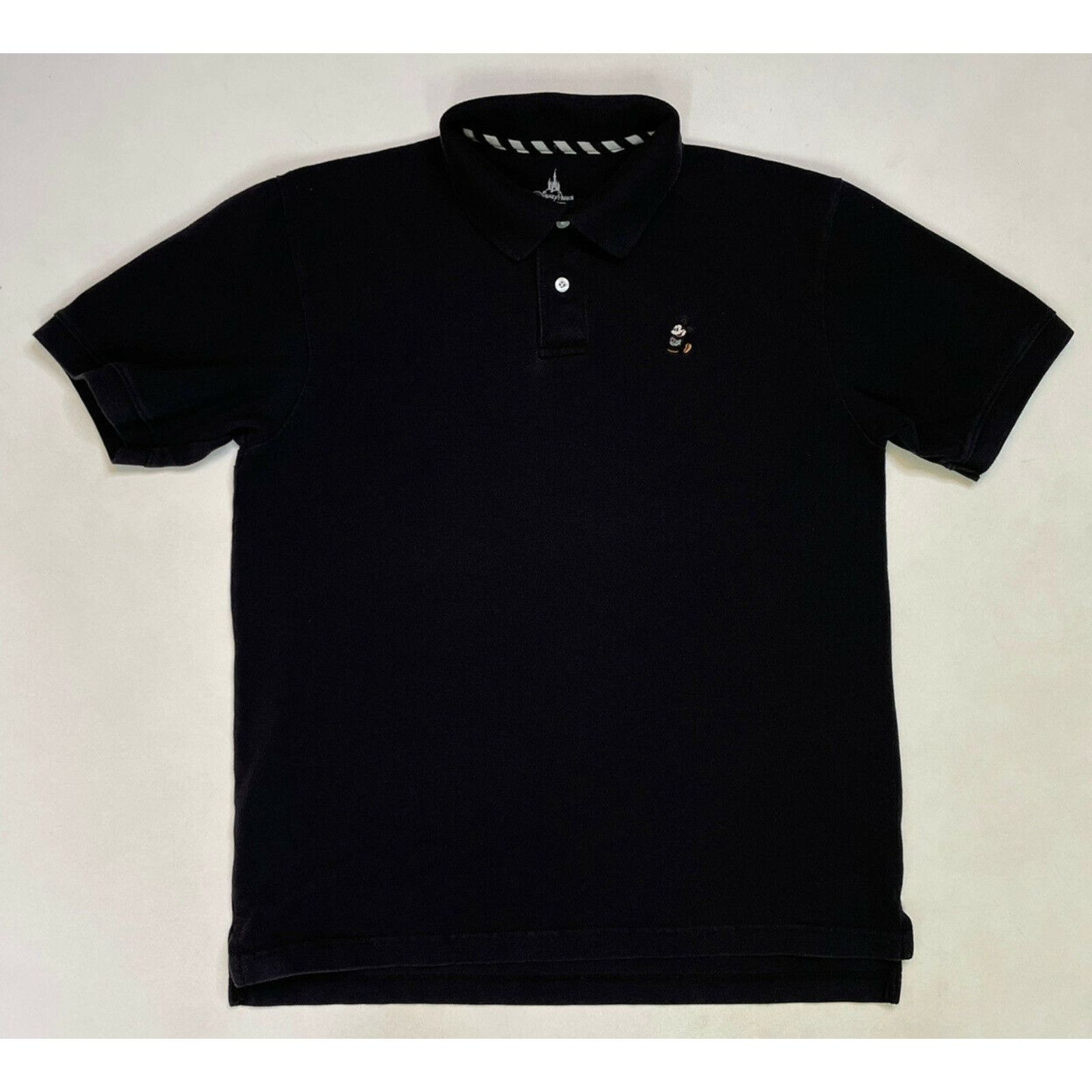 Disney Walt Disney World Mickey Mouse Polo Shirt Men Adult Medium Black ...