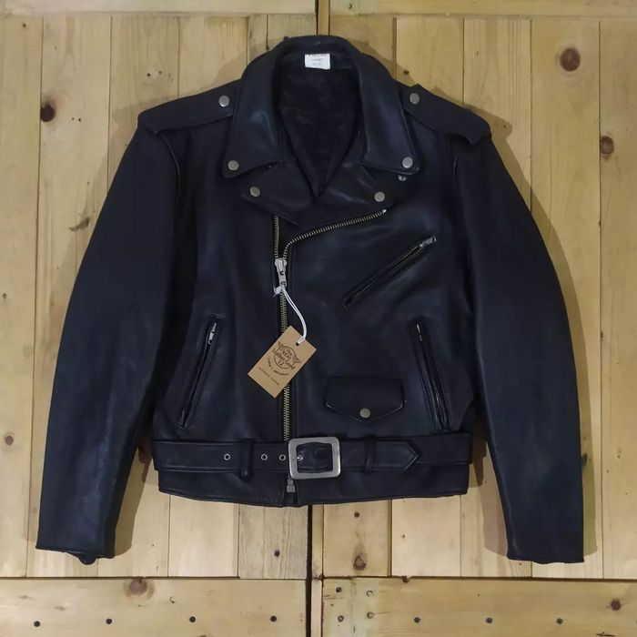 Vintage STARGATE 1994 LEATHER RAMONES PERFECTO FILM JACKET | Grailed