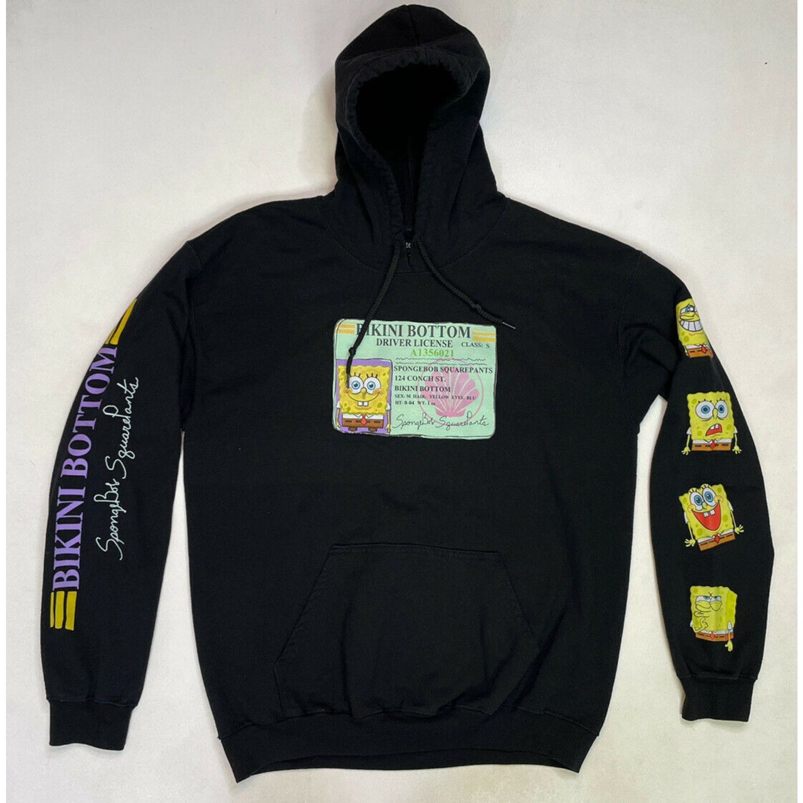 Nickelodeon Spongebob Squarepants Driver License Nickelodeon Hoodie Men ...