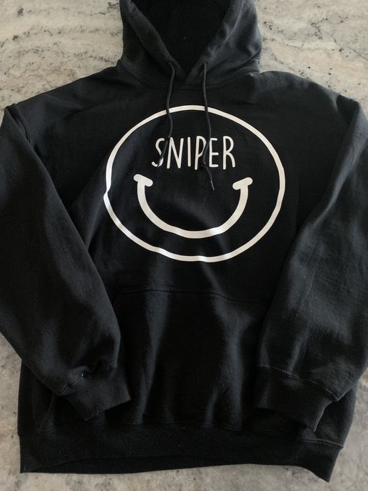 Archival Clothing Sniper Gang Smiley Hoodie | Grailed