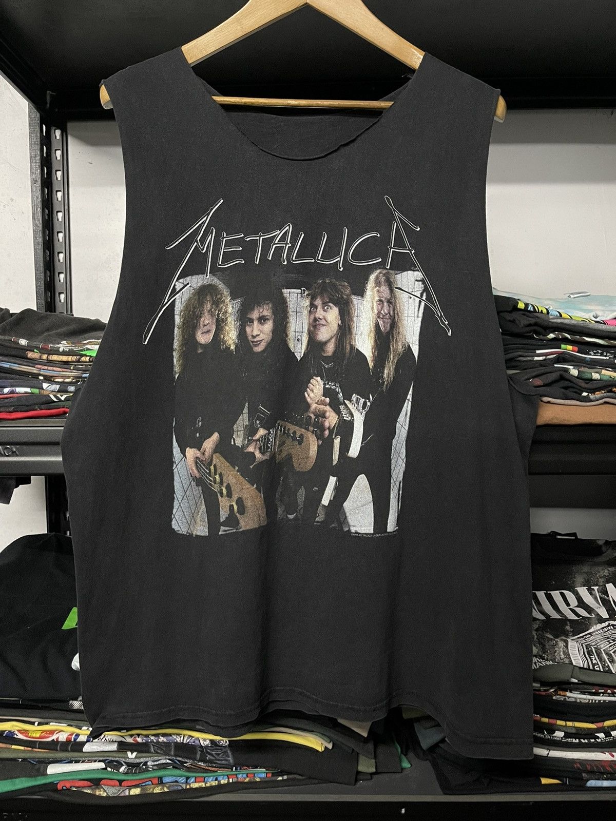 Vintage Vintage 90s Metallica Concert Faded Tees Singlet | Grailed
