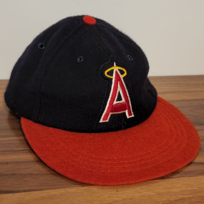 Vintage California Angels MLB 1970's RARE Wool UNION MADE Hat Small ...