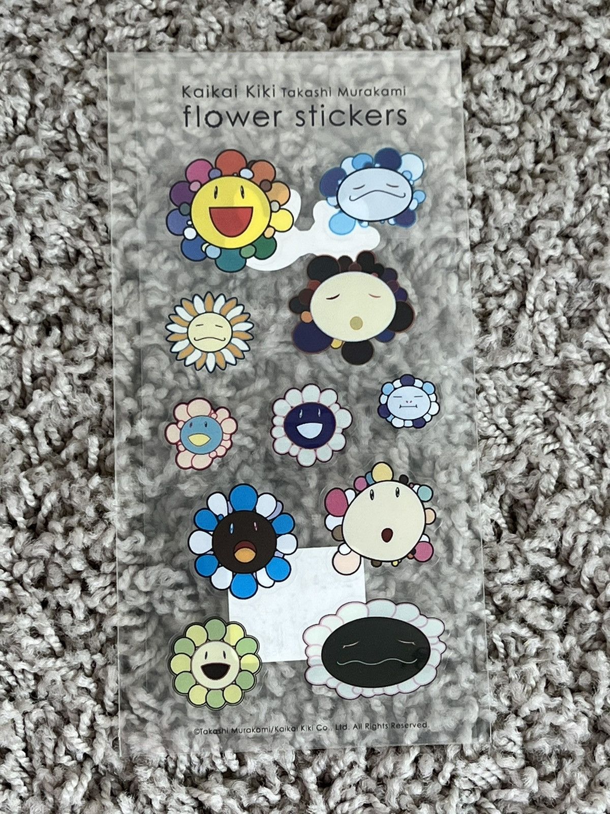 Takashi Murakami Takashi Murakami Flower Sticker Set | Grailed