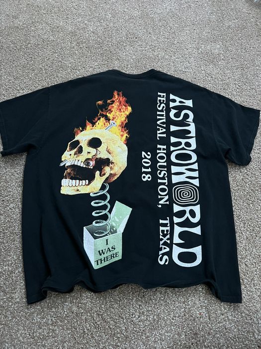 Travis Scott Astroworld Skull In The Box Tee | Grailed