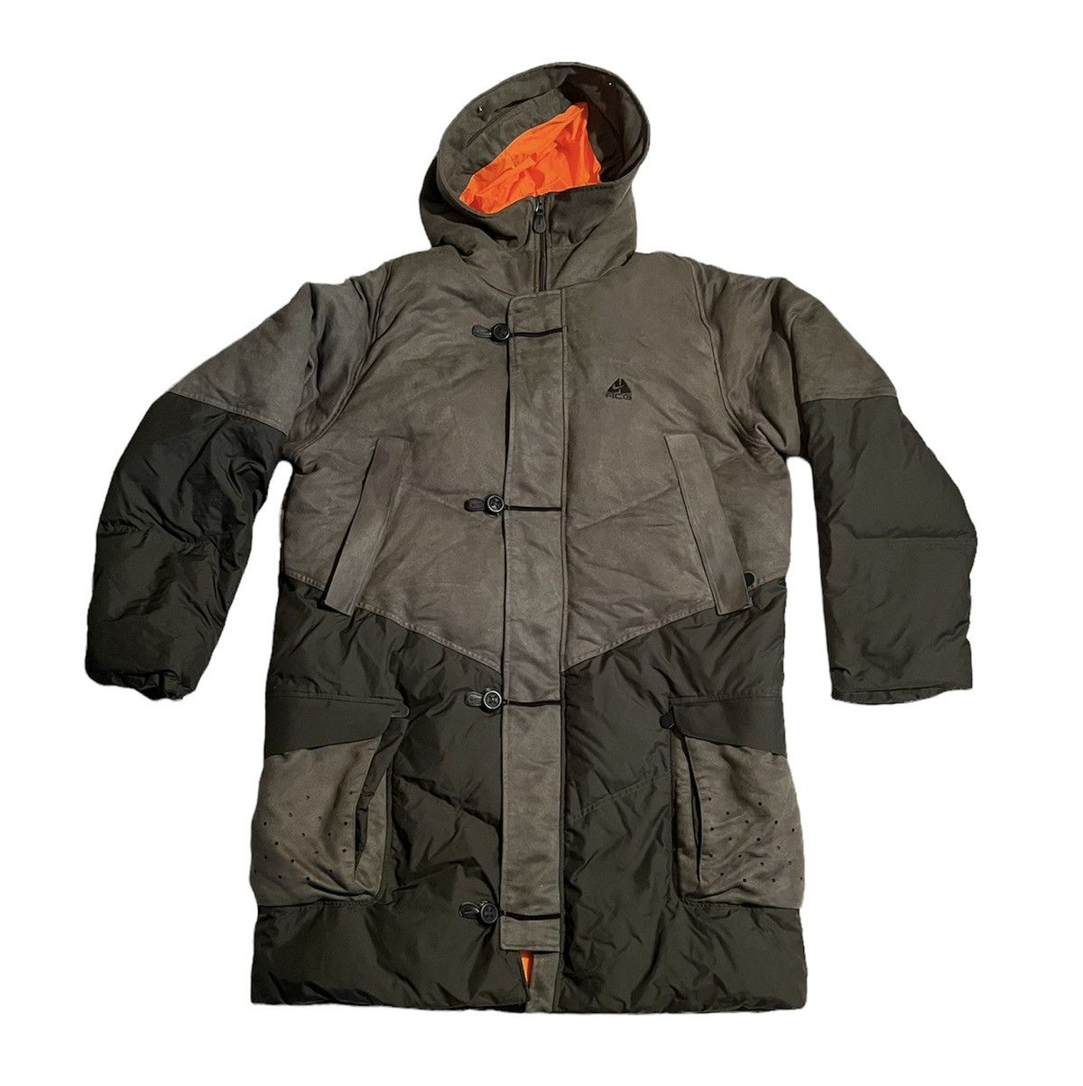 Nike × Nike ACG × Vintage Vintage Nike ACG 550 Hooded Goose Down Parka Jacket Trench | Grailed